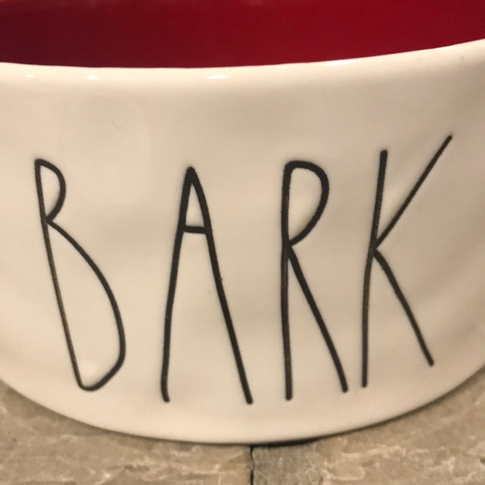 New Rae Dunn Ceramic Dog Bowl - Gem